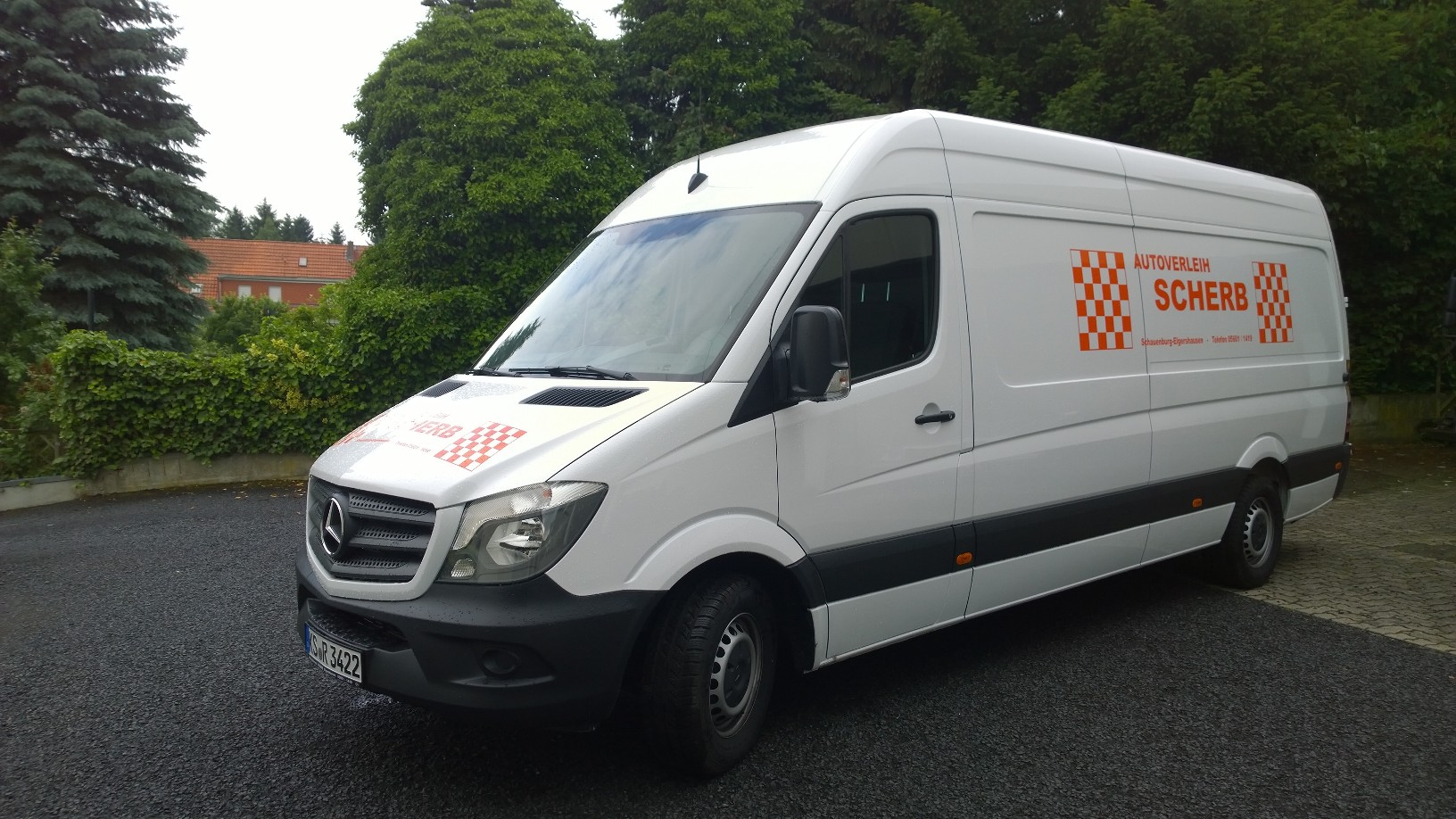 Sprinter lang mit Hochdach Umzugswagen Freitag - Sonntag zum Preis von ...