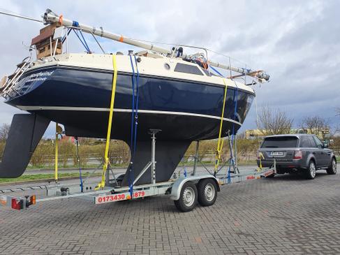 3,5 Tonnen Bootstrailer für Segelboote Kielboote, Bootstrailer ...