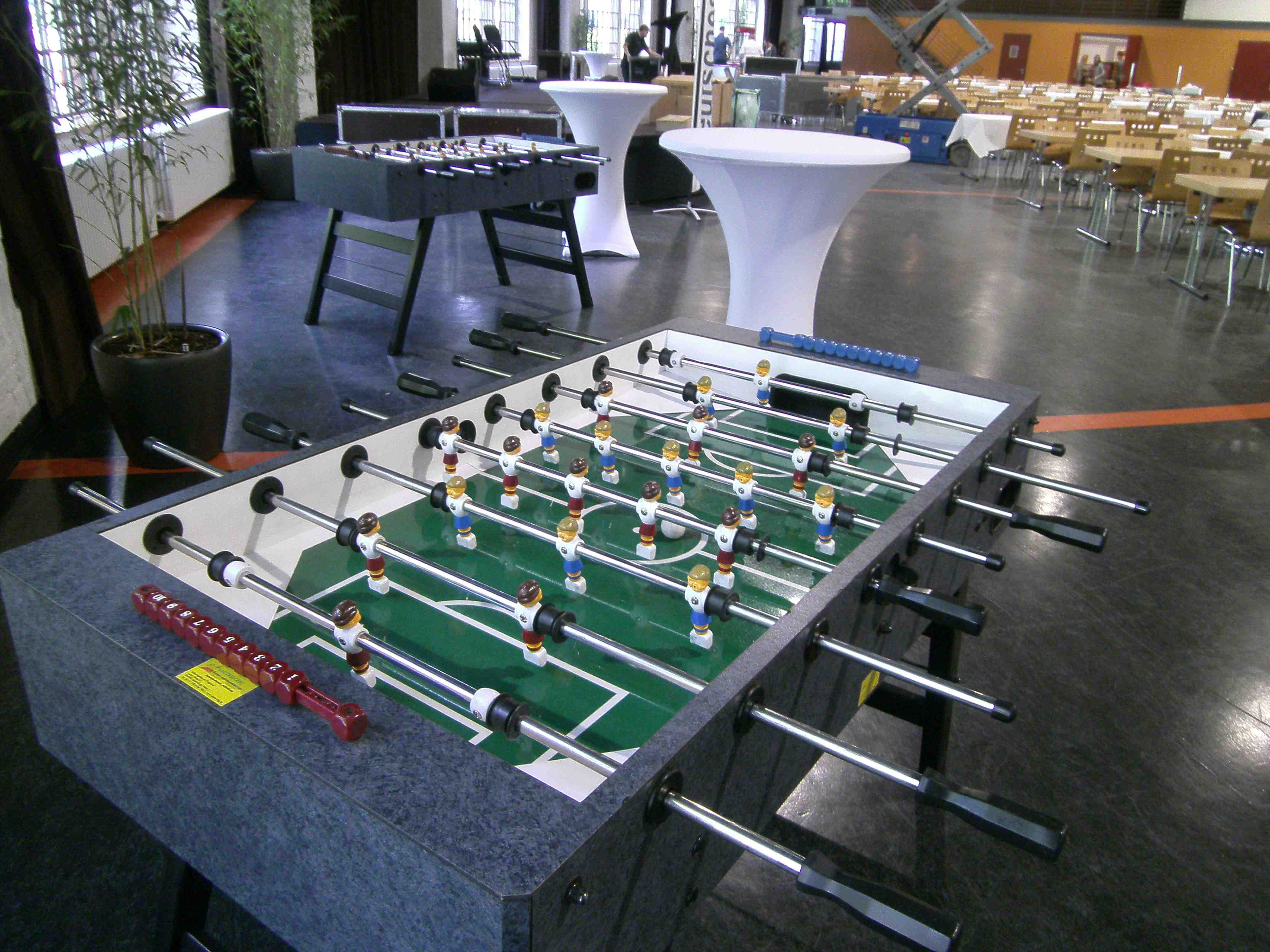 Tischkicker, Viele Kickertische für Ihren Event, Tischkicker ...