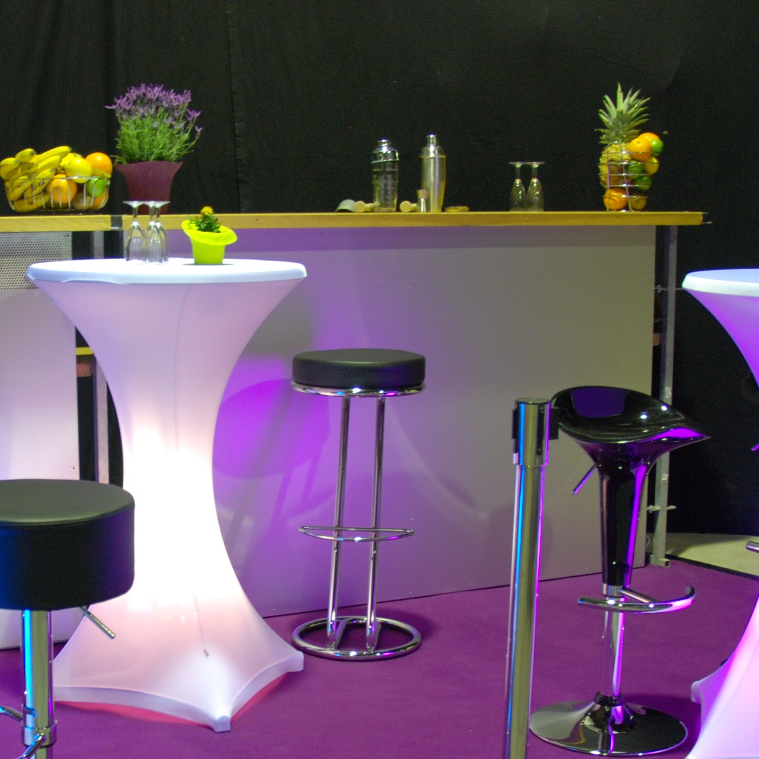 Cocktailbar mit Edelstahlfront inkl. 19% MwSt., Cocktailbar ...