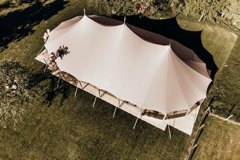 Sailcloth Zelt 13,5 x 25 m- weißes Zirkuszelt - Beduinen Zelt ...