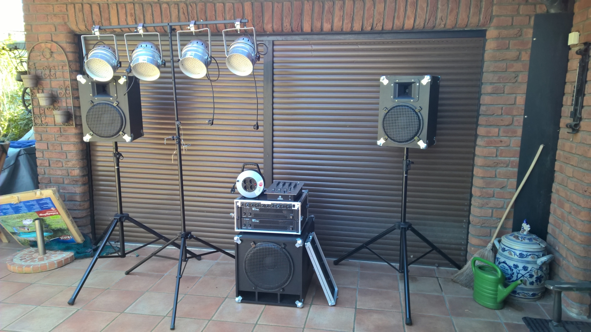 Musikanlage / PA Anlage + Lichtanlage Komplettsystem (Bis ca. 60 ...