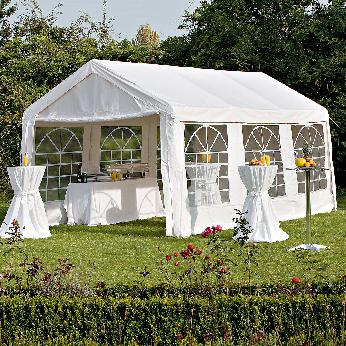Partyzelt - 4 x 6 Meter - PVC, Partyzelt - 3382644175 mieten | Erento.com